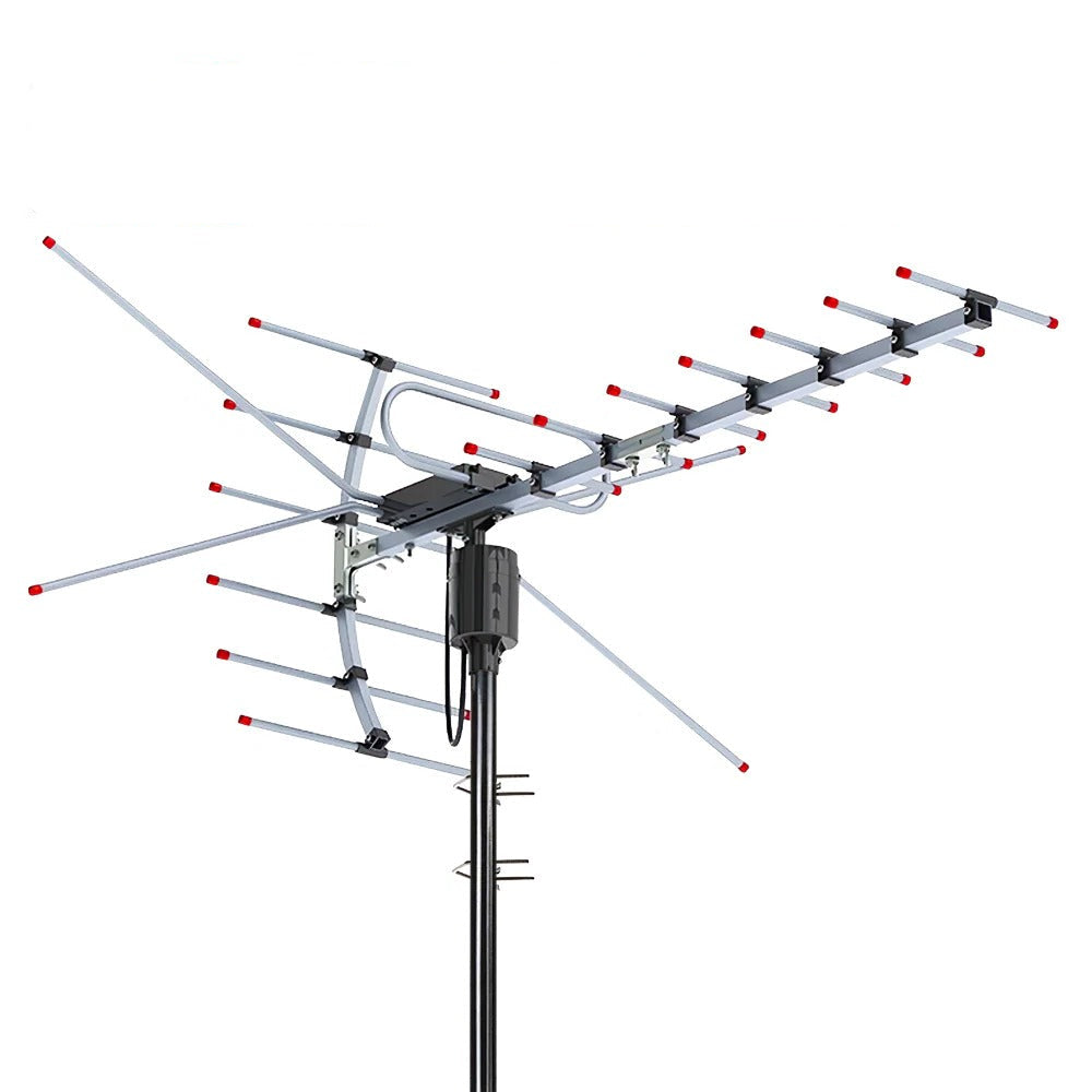 Extra-Range Outdoor Digital Antenna with 360° Rotation for HD Channels ...